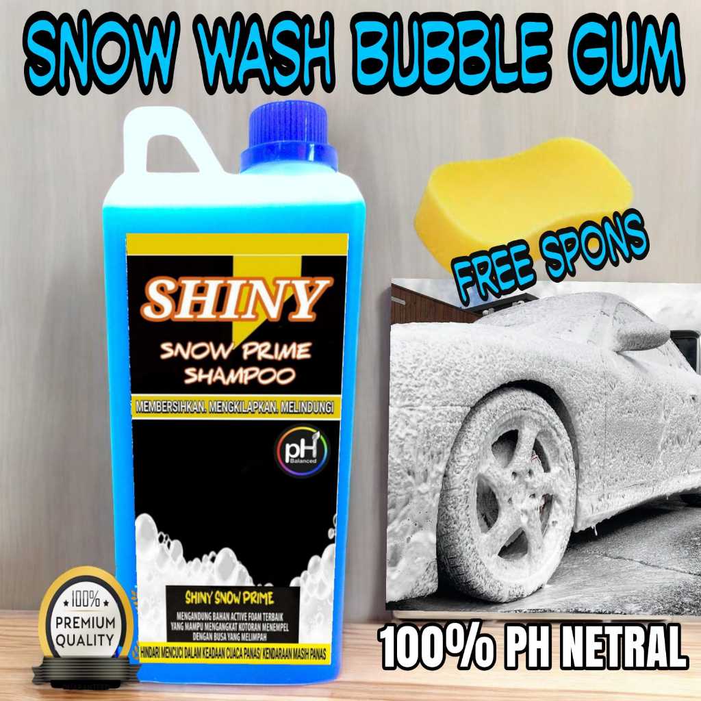 Jual SNOW WASH SHAMPO MOTOR DAN MOBIL / SABUN CUCI KENDARAAN | SHAMPOO ...