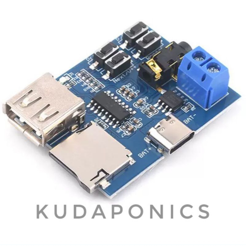 Jual Modul MP3 Player USB Type C Micro USB Decoder Amplifier USB ...