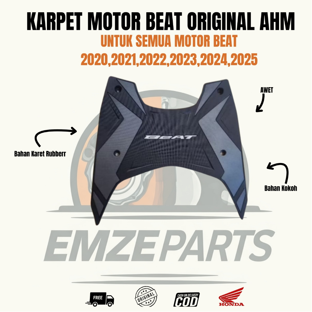Jual Karpet Motor Honda Beat New Semua Type Deluxe Street ISS CBS 2025 2024 2023 2022 2021 2020 ...