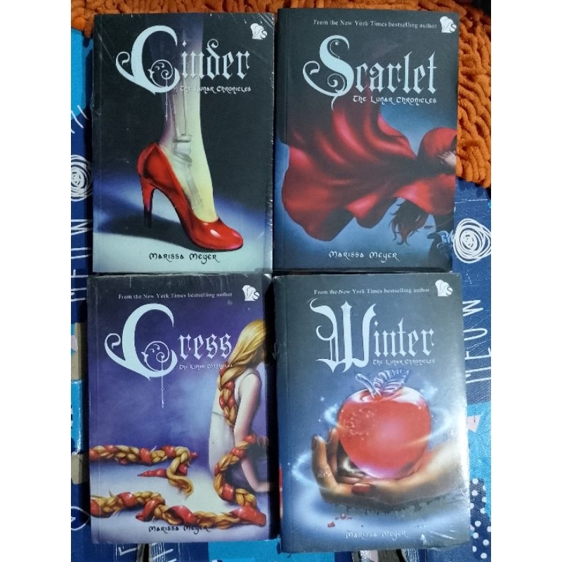 Jual Novel The Lunar Chronicles Series (Cinder, Scarlet, Cress, Winter ...