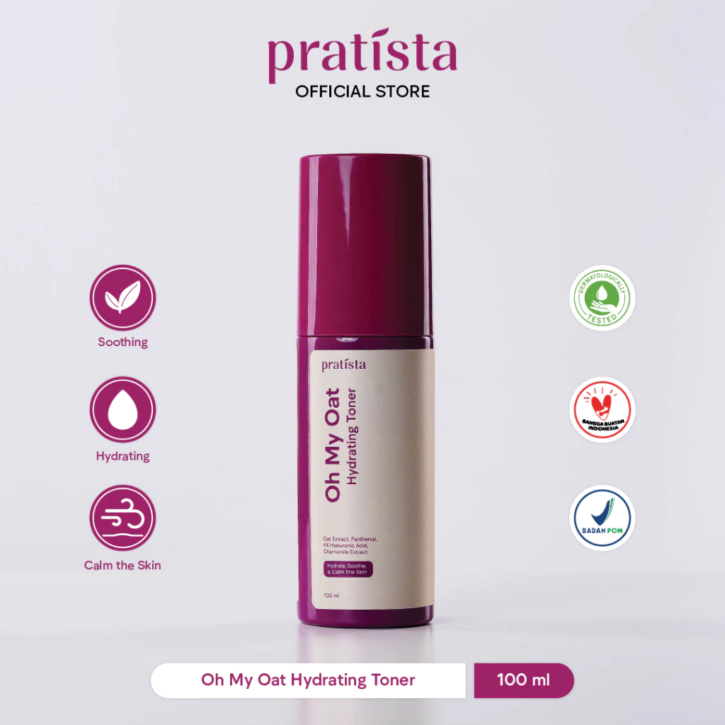 Jual Pratista - Oh My Oat Hydrating Toner with Oat Extract, Panthenol ...