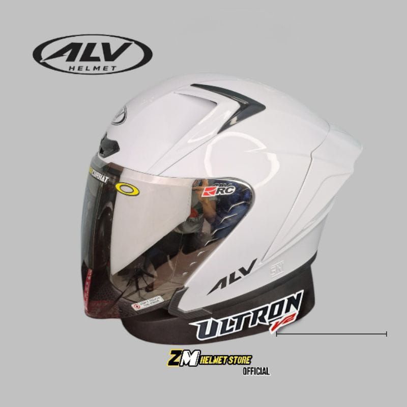 Jual helm half face ALV ULTRON V2 original SNI | Shopee Indonesia