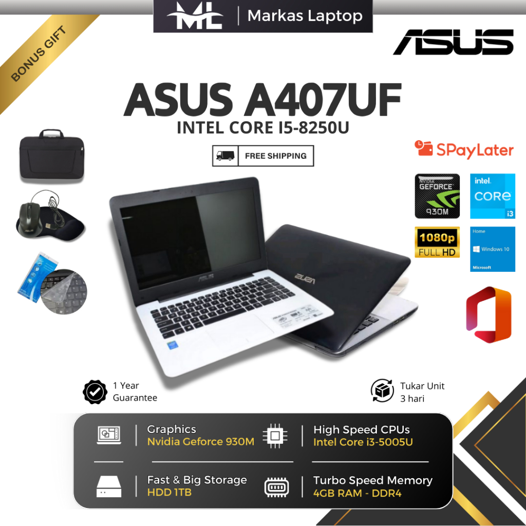 Jual ASUS A455L INTEL CORE I3 [ NVIDIA ] (RAM 8GB / SSD 512GB / 14 ...