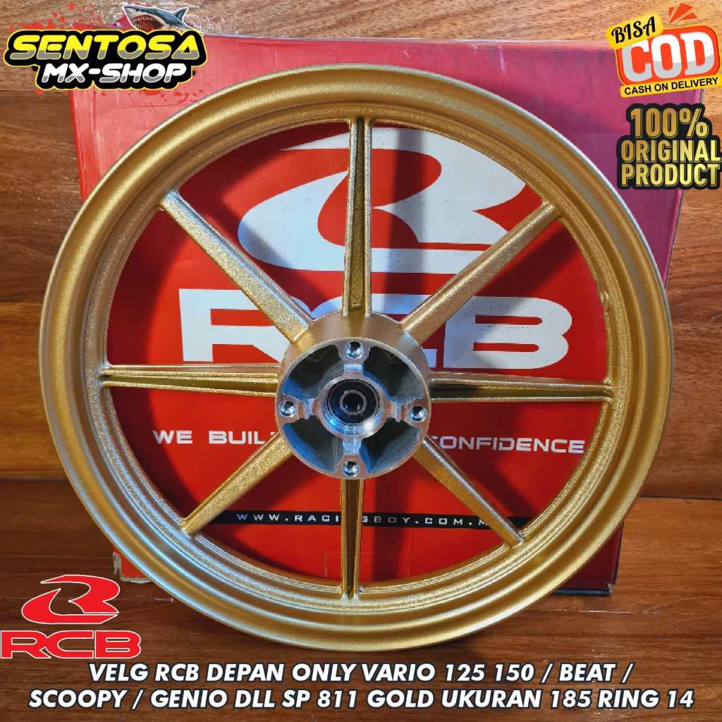 Jual [ RCB ORIGINAL ] VELG RCB DEPAN ONLY VARIO 125 150 / BEAT / SCOOPY ...