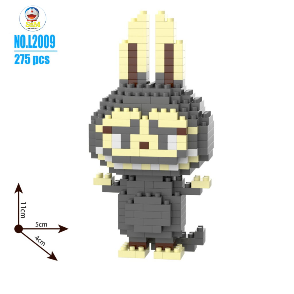 Jual SBM - Mainan Bricks Labubu Blok Mini Kartun Bricks DIY Mainan Nano ...