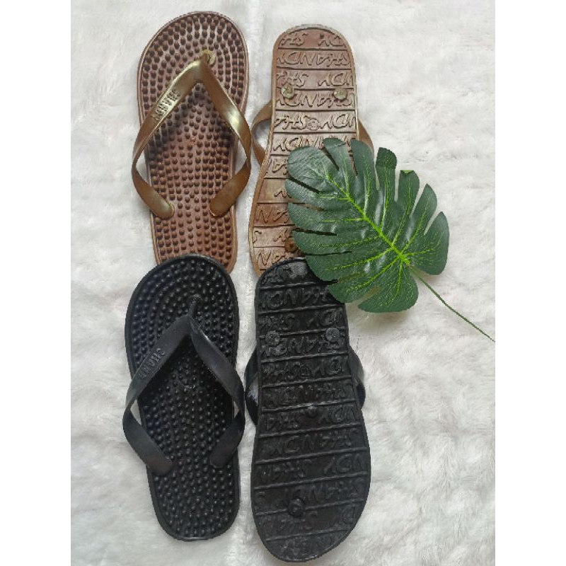 Jual Sandal Rematik Sandal Kesehatan Reflekai Duri Kecil Coklat ...