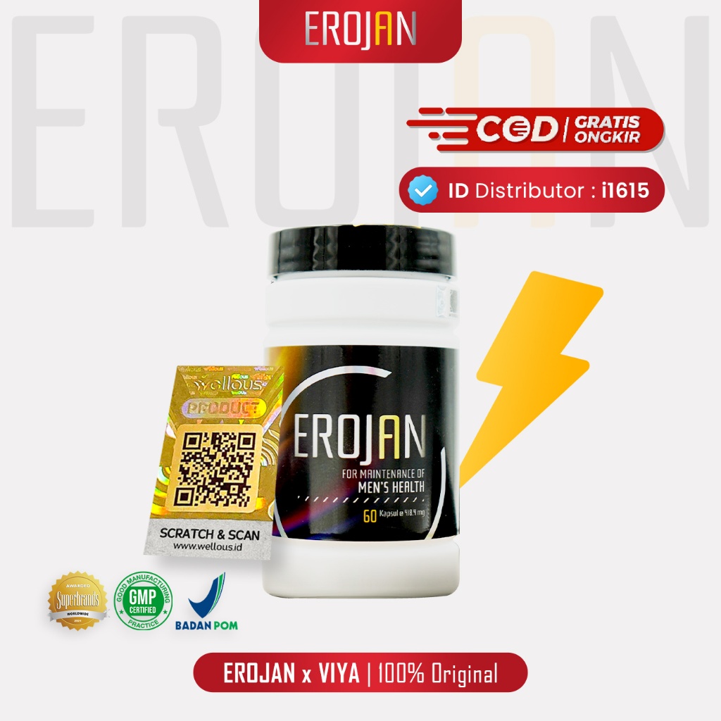 Jual EROJAN Distributor i1615 Suplemen Stamina Pria Halal BPOM 100% ...