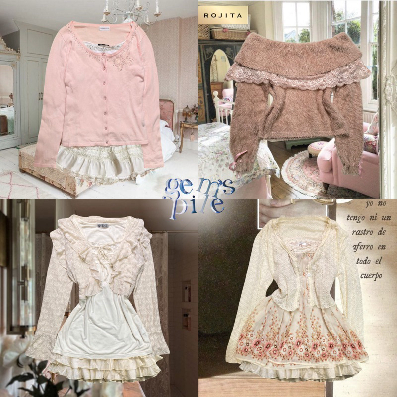 Jual Y2K Cottage Core Coquette Dollette Fairycore Grunge Emo Mori Kei ...