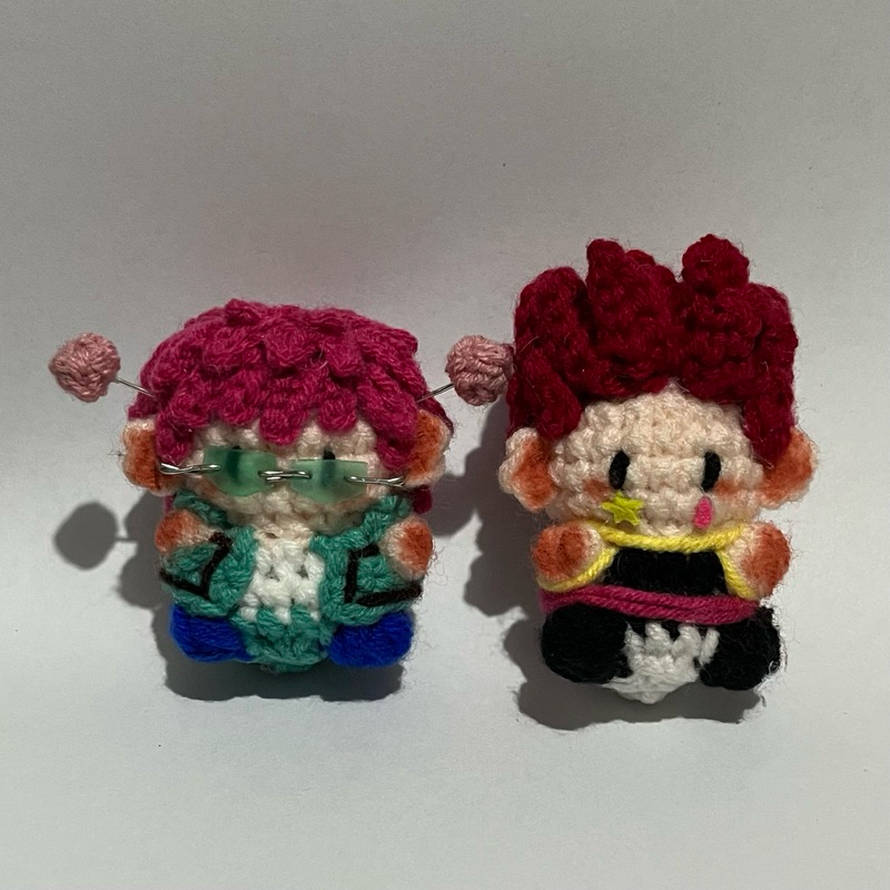 Jual link co khusus custom mini doll crochet - saiki and hisoka ...