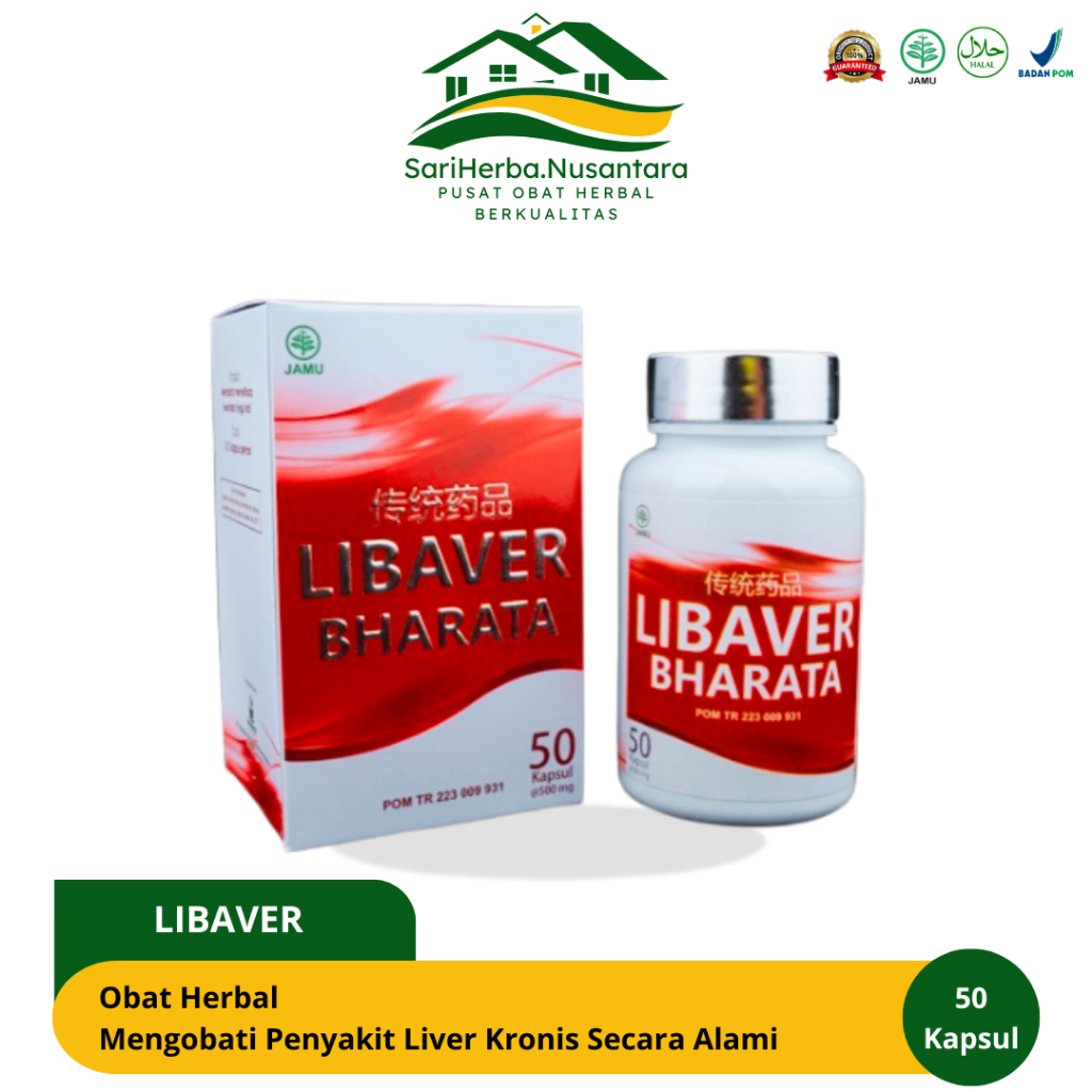 Jual Libaver Bharata Obat Liver & Hepatitis ABCDE Liver bengkak Sirosis ...