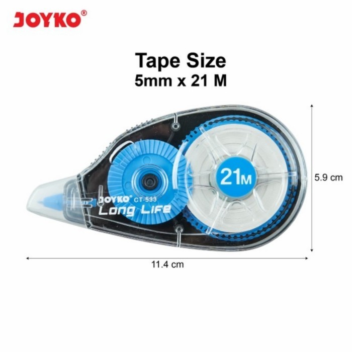 Jual Stipo kertas Correction Tape JOYKO CT-533 / 21 Meter | Shopee ...
