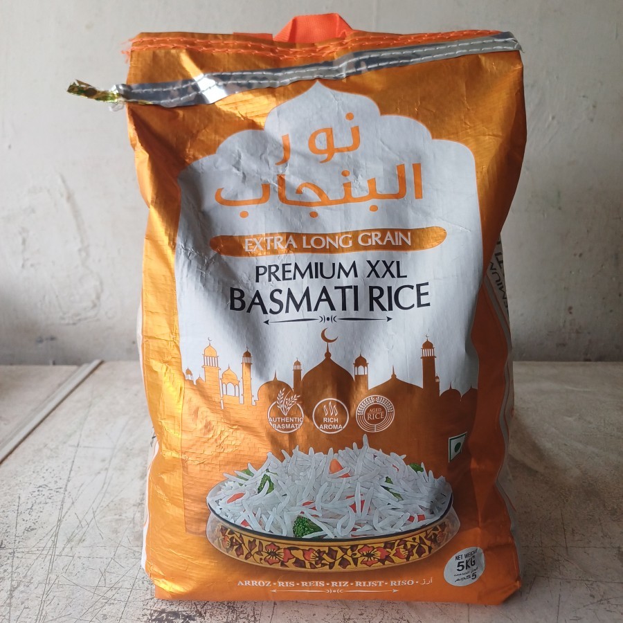 Jual Beras basmati 5kg extra long grain sella beras India - 5 Kg ...