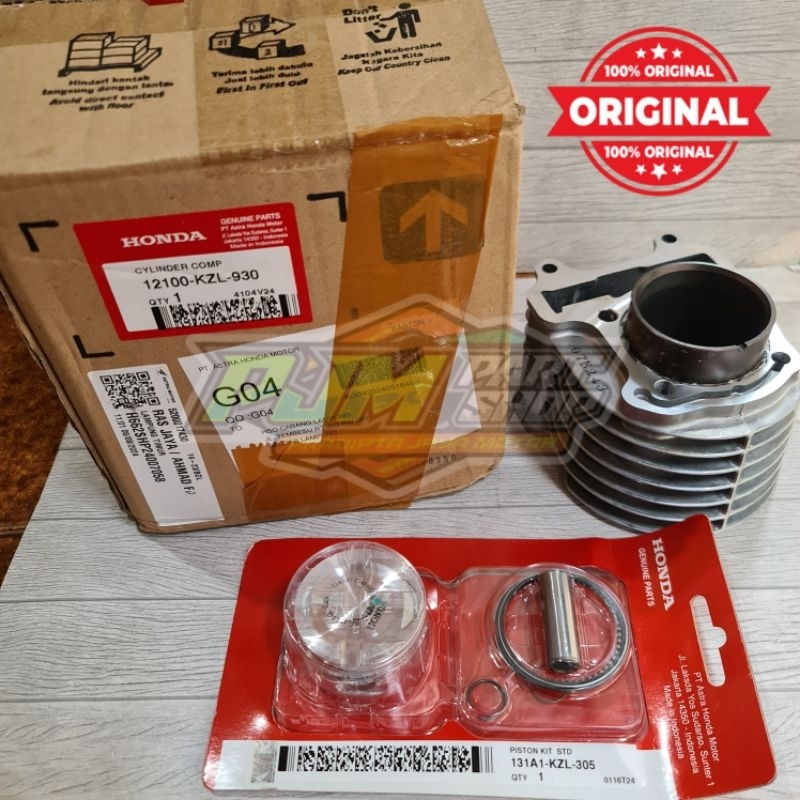 Jual Blok dan Piston Kit Beat Fi Spacy Scoopy FI stater kasar ORI ...