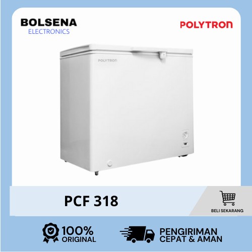 Jual POLYTRON Chest Freezer 300 Liter PCF 318 | Shopee Indonesia