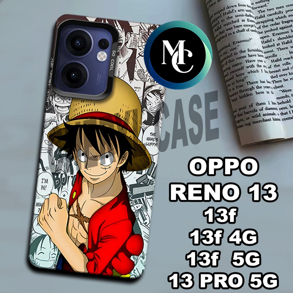 Jual softcase hp Oppo Reno 13/CC4/motif anime luffy/case hologram reno ...