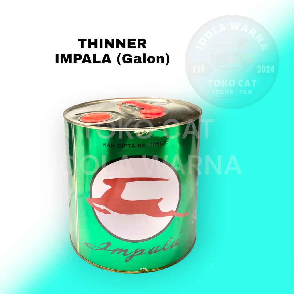 Jual Thinner IMPALA High Gloss Galon (5 Liter) | Shopee Indonesia