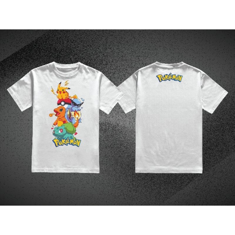 Jual Kaos Pokemon Lucu and Cute Sablon Printing | Shopee Indonesia