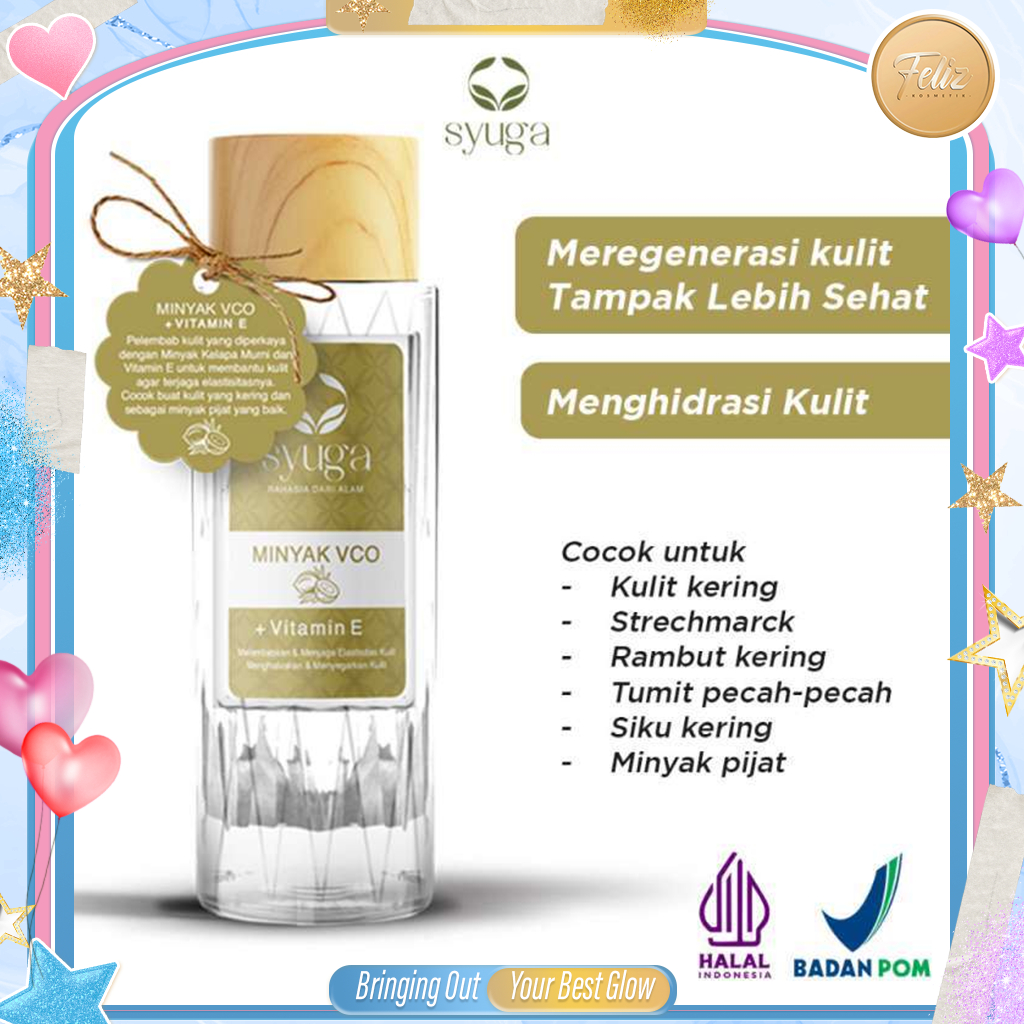 Jual * FELIZ * SYUGA Minyak VCO + Vitamin E | Shopee Indonesia
