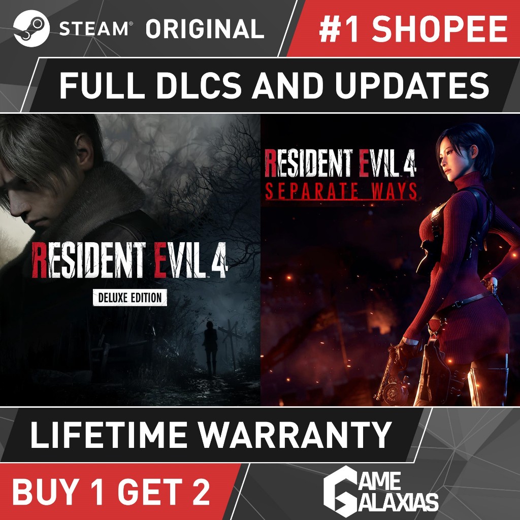 Jual RESIDENT EVIL 4 REMAKE / RE4 REMAKE + SEPARATE WAYS DELUXE EDITION PC ORIGINAL | Shopee ...