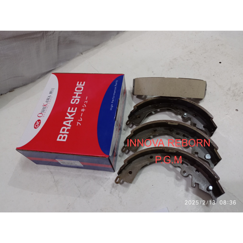 Jual BRAKE SHOE REAR KAMPAS REM BELAKANG OSHIKAWA INNOVA REBORN 16 ON ...