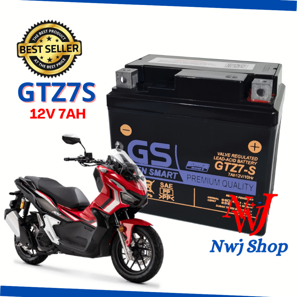 Jual AKI KERING MOTOR HONDA ADV 150 STYLO ADV 160 GTZ7S GTZ6V YTZ6V GS ...