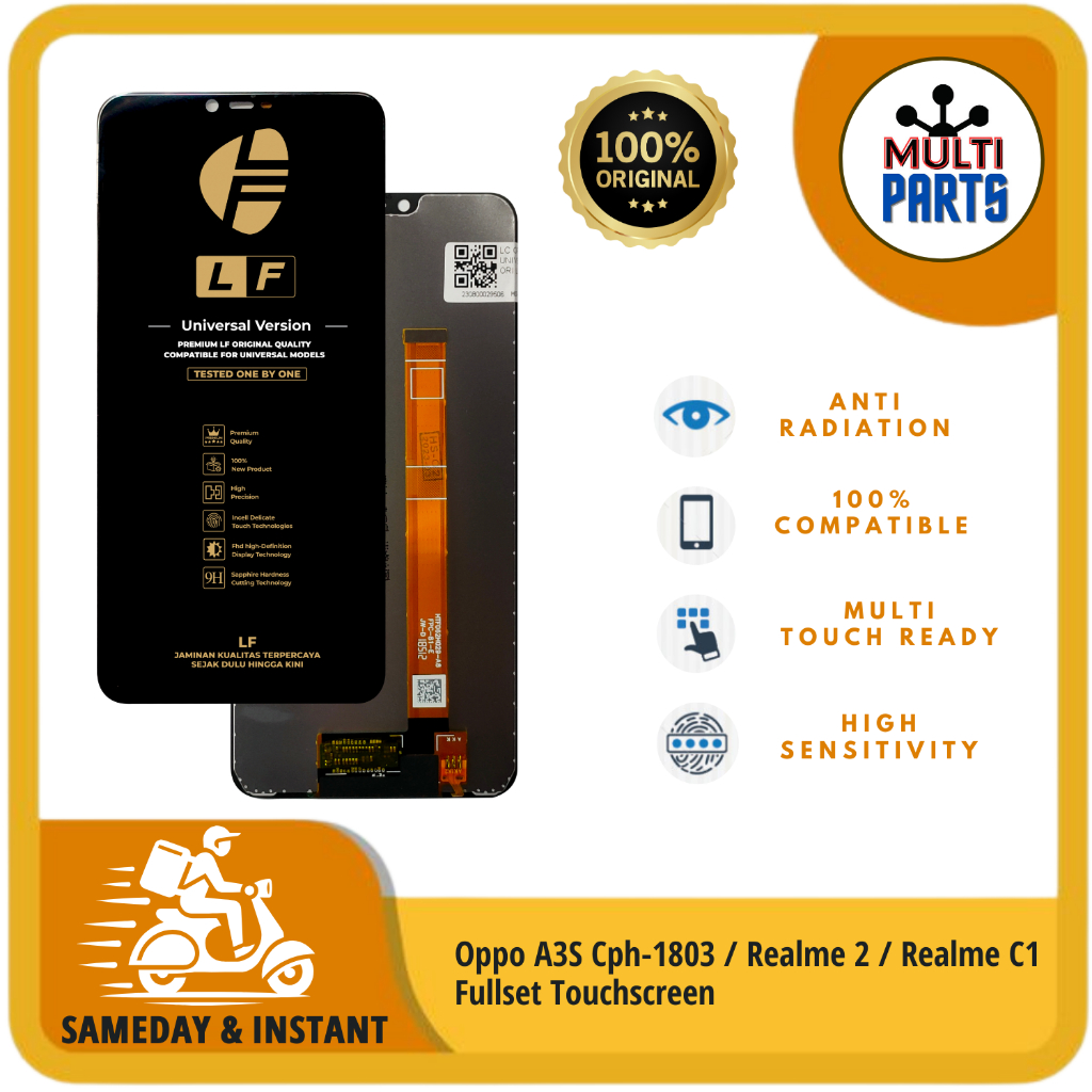 Jual LCD Oppo A3S Cph-1803 / Realme 2 / Realme C1 Fullset Touchscreen | Shopee Indonesia