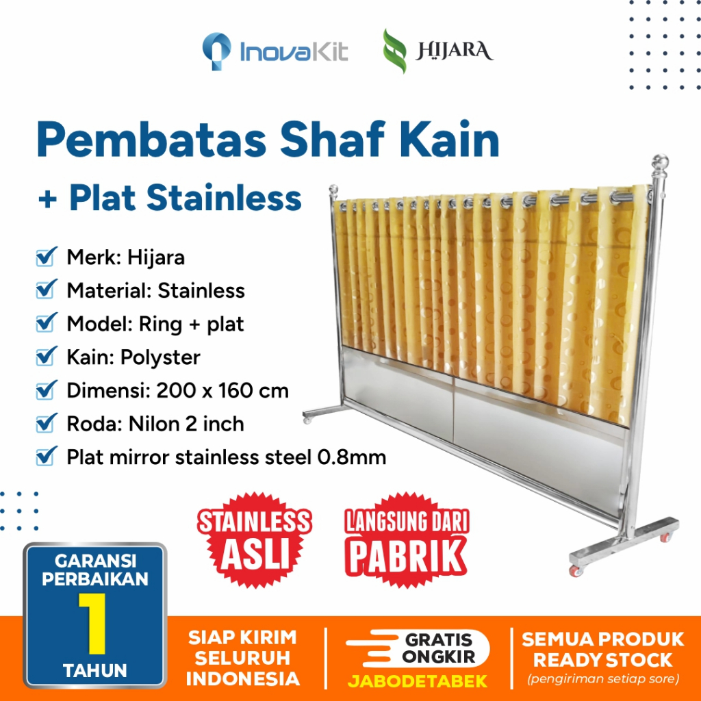 Jual Pembatas shaft partisi masjid / musholla tipe Ring + Plat ...