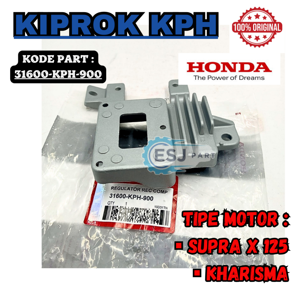 Jual REGULATOR ORIGINAL HONDA KODE-KPH/KTM ASLI AHM KIPROK MOTOR ...