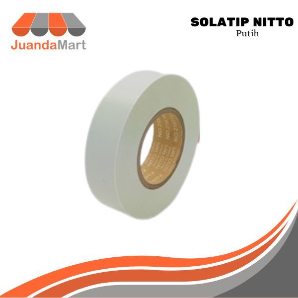 Jual Isolasi Solatif Solatip Lakban Nitto Putih HItan 3/4" x 20M ...
