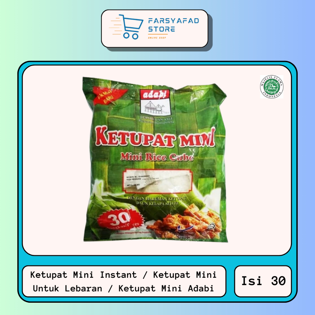 Jual Ketupat Mini Instant / Ketupat Mini Untuk Lebaran / Ketupat Mini ...
