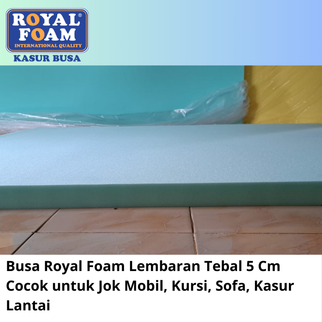 Jual Busa Royal Foam D22 Tebal 5 Cm Matras Untuk Jok Mobil Kursi Sofa ...