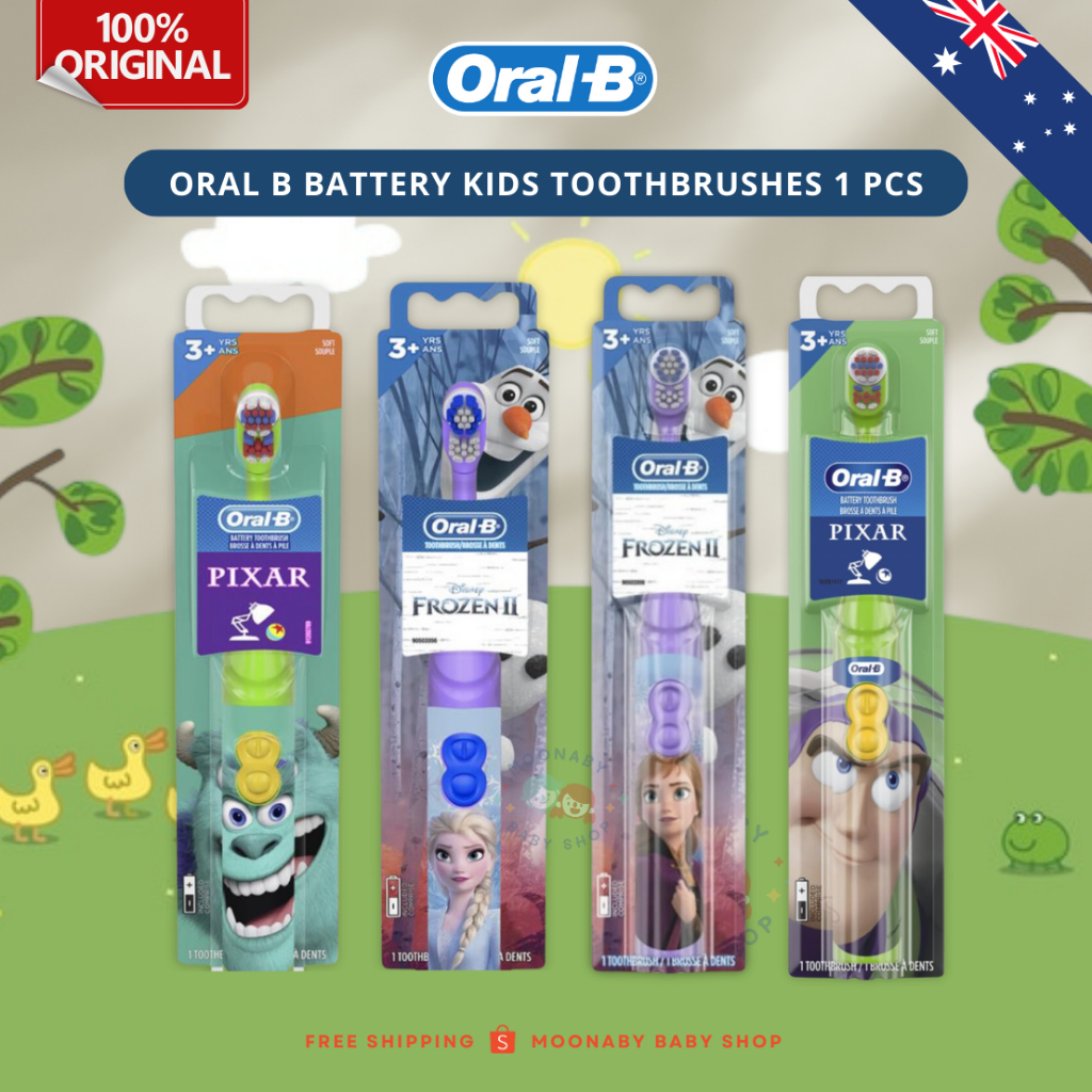 Jual Oral B Sikat gigi anak elektrik dgn battery usia 3 tahun+ ...