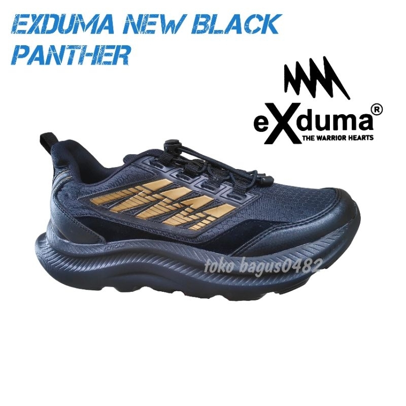 Jual SEPATU EXDUMA BLACK PANTHER 2025 RUNNING | Shopee Indonesia
