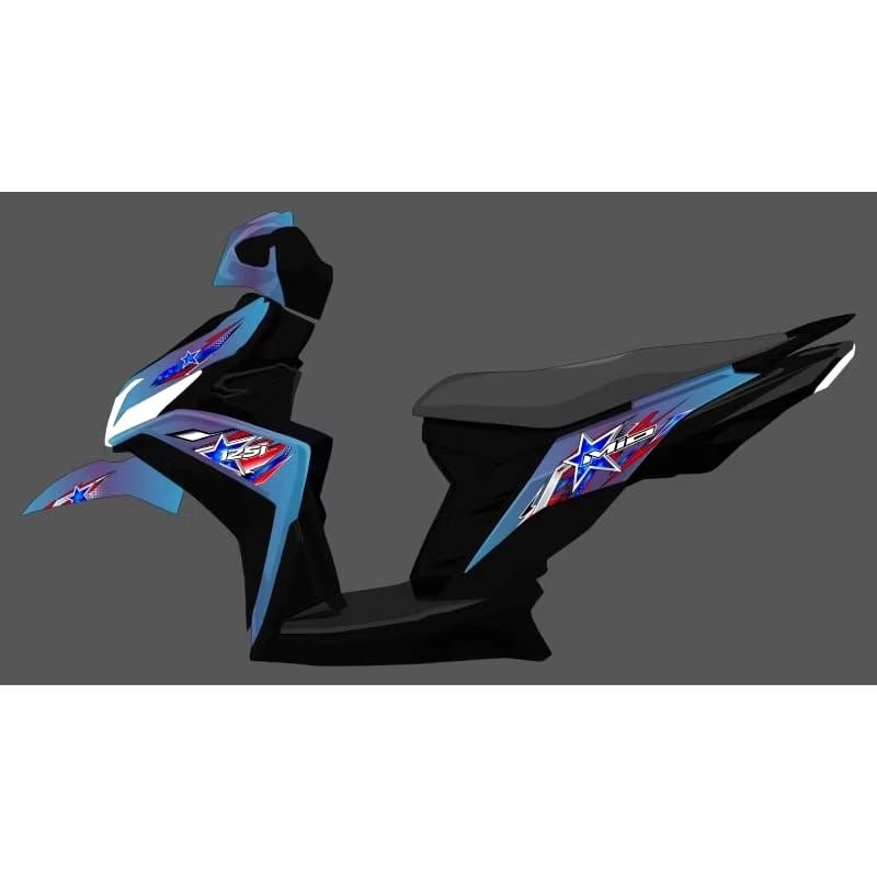 Jual STRIPING STICKER TRANSPARAN YAMAHA MIO M3 CUSTOM DESAIN STARLIGHT ELEGAN | Shopee Indonesia