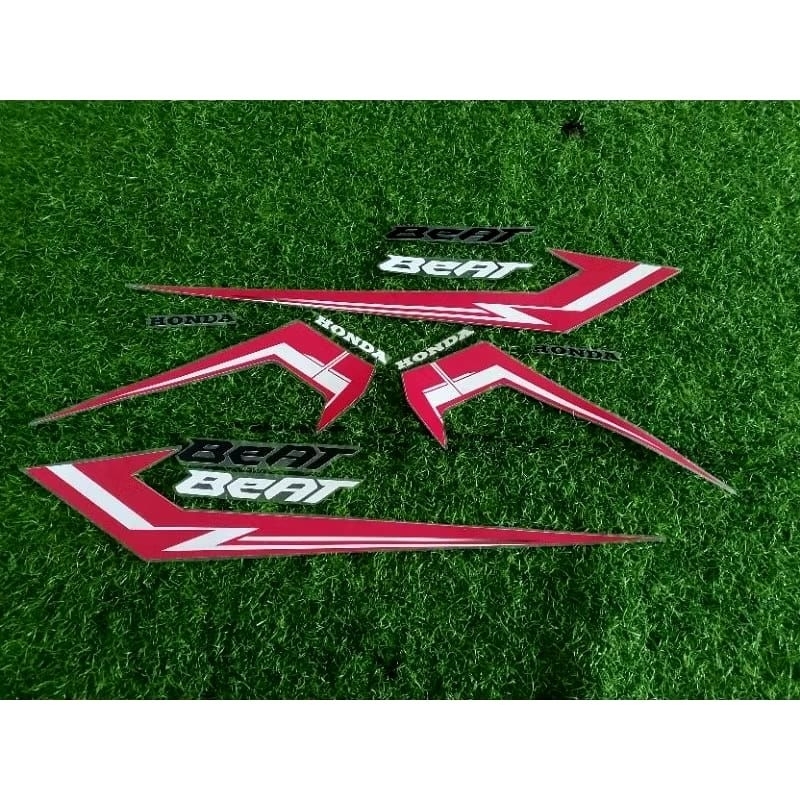 Jual STRIPING STICKER TRANSPARAN HONDS BEAT DELUXE CUSTOM DESAIN GRAFIS ...
