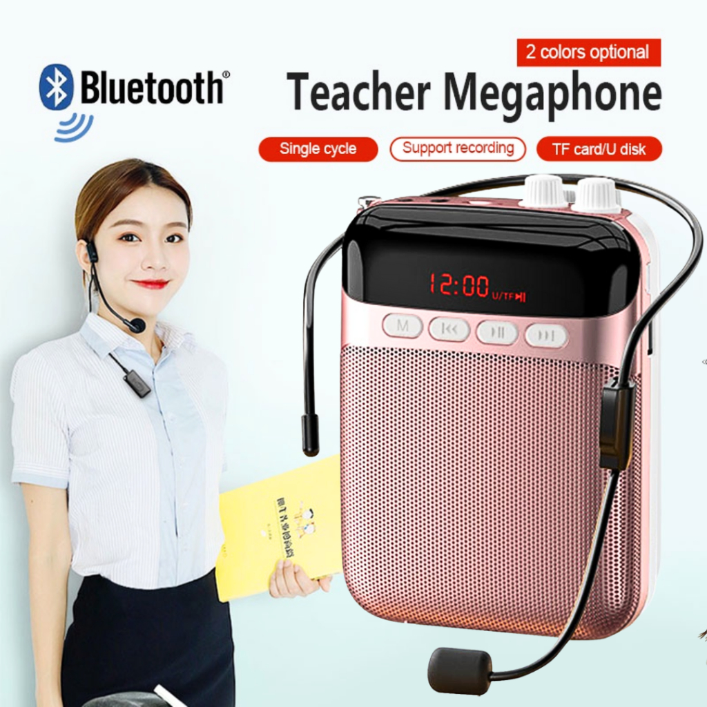 Jual PUSAT TaffSTUDIO Speaker Pinggang guru mic tour guide Microphone ...