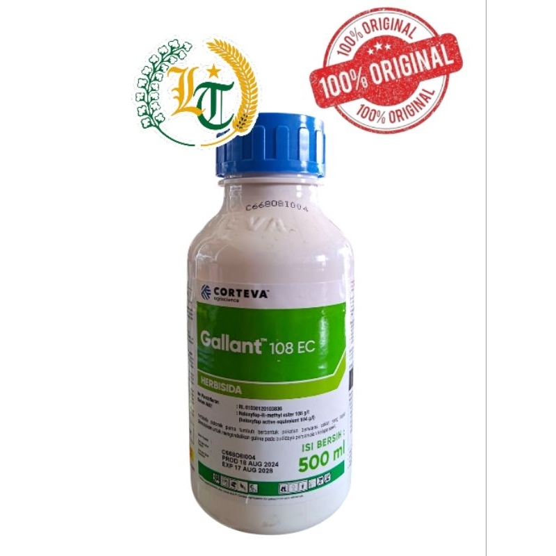 Jual HERBISIDA SISTEMIK GALLANT / GALANT / GALAN / GALLAN 108 EC Kemasan 500 ML - Prmbasmi ...