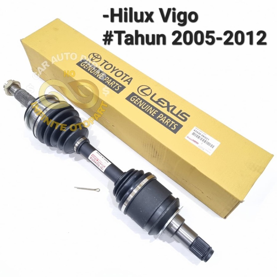 Jual CV JOINT JOIN DRIVE SHAFT ASSY HILUX VIGO TAHUN 2005 - 2012 43430 ...
