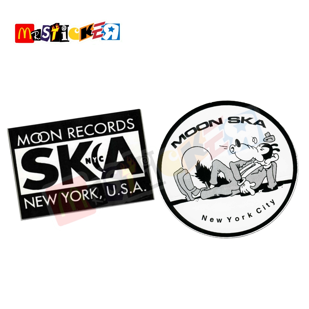 Jual sticker MOON SKA RECORDS NYC logo stiker | Shopee Indonesia