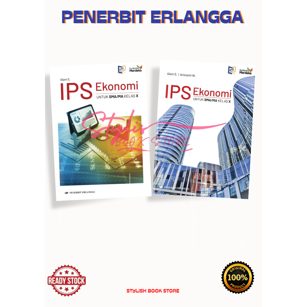 Jual BUKU PAKET IPS: EKONOMI SMA/MA KELAS 10 DAN KELAS X REVISI KM KURIKULUM MERDEKA ORIGINAL ...