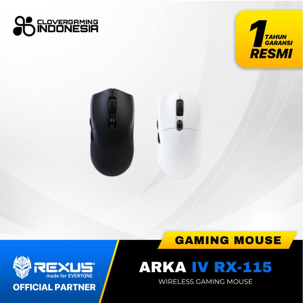 Jual Rexus Arka IV RX-115 Wireless Gaming Mouse Triple Connection ...