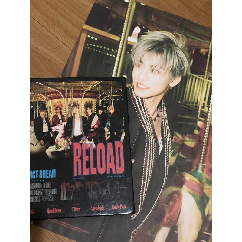 Jual ALBUM ONLY NCT DREAM RELOAD(RIDIN VER)+FREE FOLDING POSTER JAEMIN ...