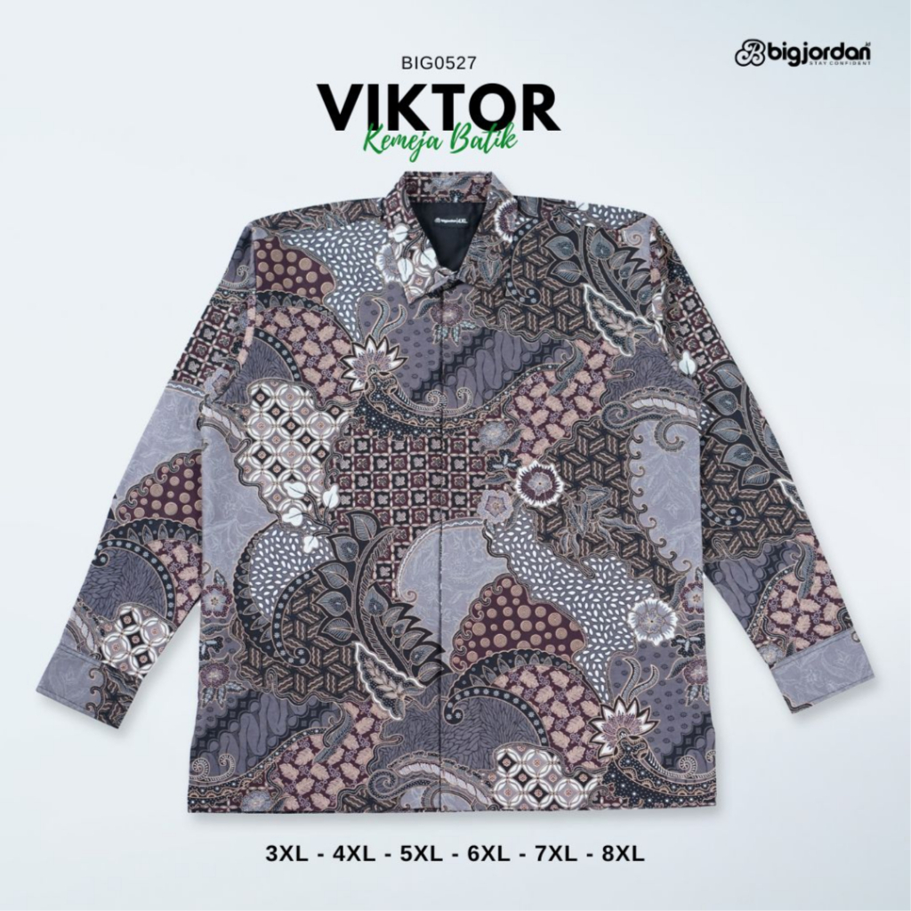 Jual Kemeja Batik jumbo XXXL XXXXL XXXXXL baju batik ukuran jumbo ...