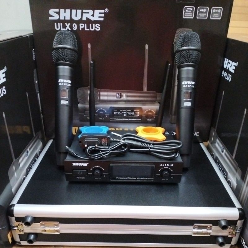 Jual Mic Wireless Shure ULX9/ULX 9 2 Mic Handle | Shopee Indonesia