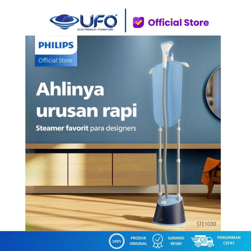 Jual PHILIPS STE1030/20 STAND STEAMER 1000 SERIES STE1030 1800 WATT ...