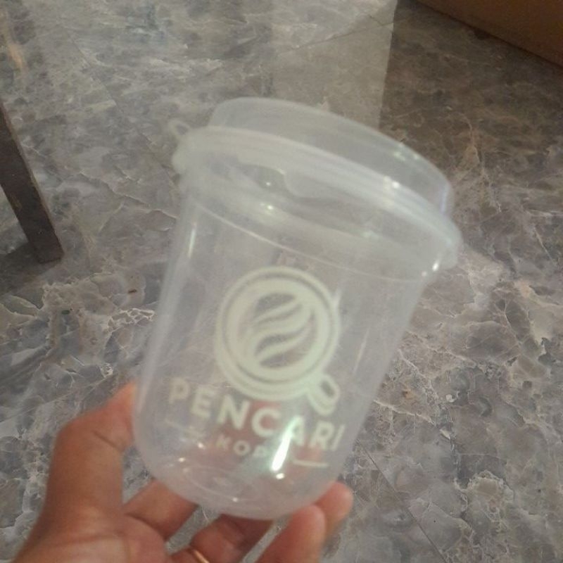 Jual sablon cup injection 12 oz OVAL/360 ML | Shopee Indonesia