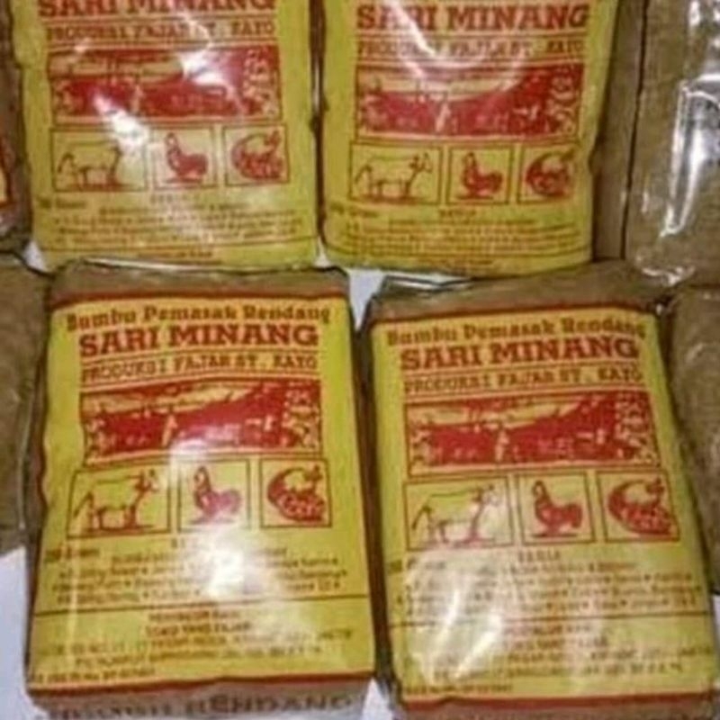 Jual Bumbu Rendang SARI MINANG 250 gram | Shopee Indonesia
