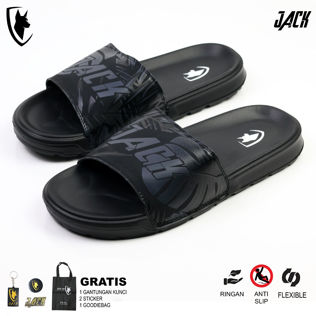 Jual JACK IDN Sandal Slide Pria Sendal Slop Flip Flop | SENDAL SLOP ...