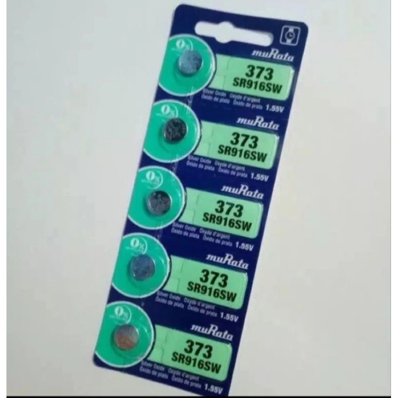 Jual BATERAI 916 MURATA BATTERY SR916SW 373 MURATA ORIGINAL | Shopee ...