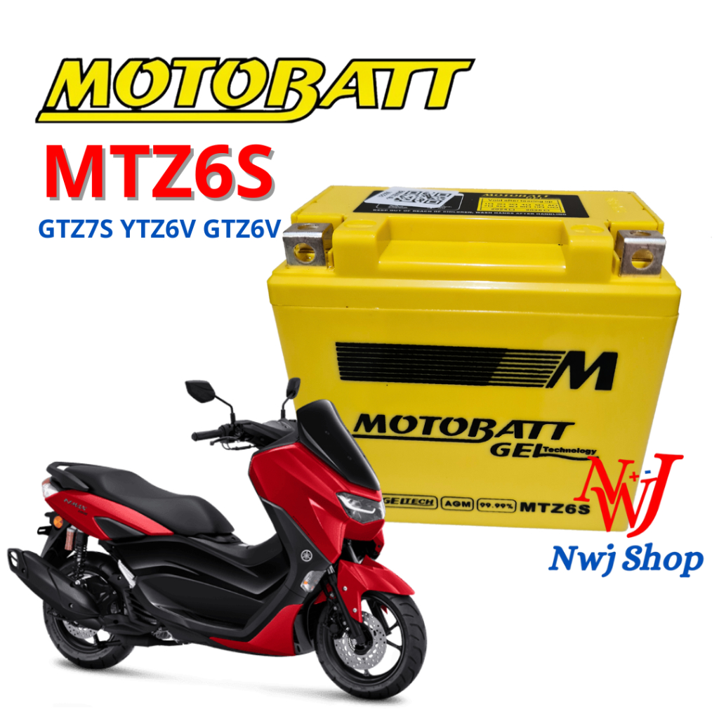 Jual AKI KERING MOTOBATT NMAX AEROX 155 LEXI MTZ6S YTZ6V GTZ7S NTZ6V ...